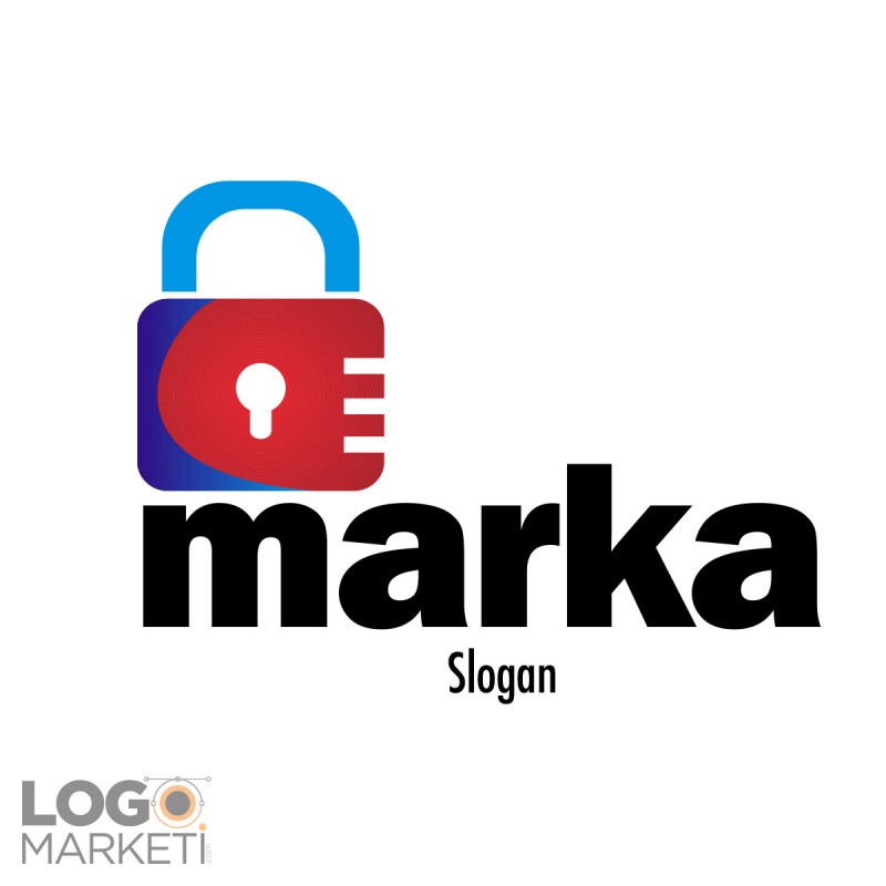 Kilit ve Güvenlik Logo Tasarımı / LM0100