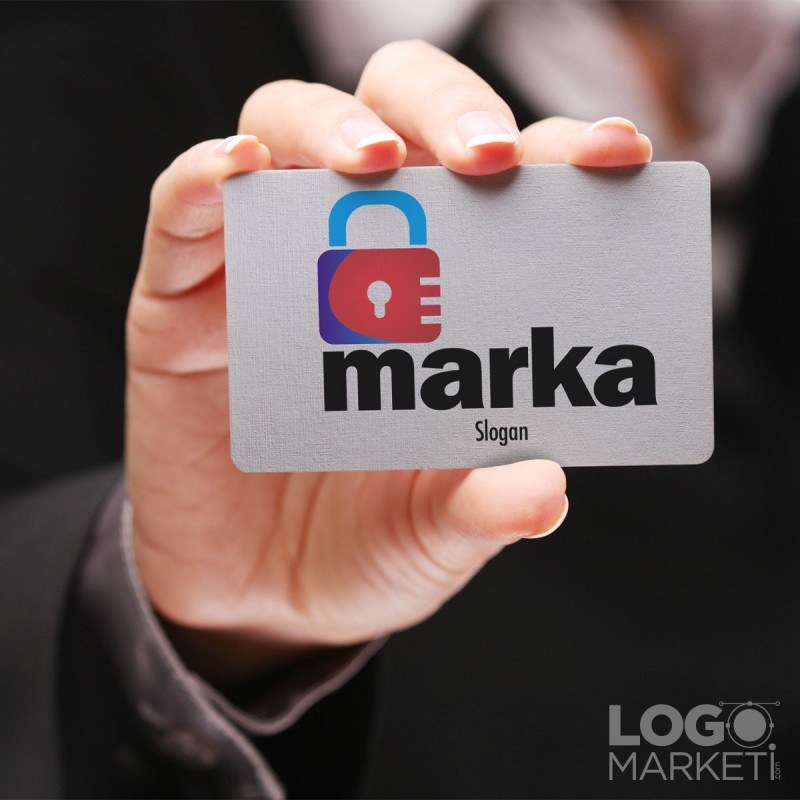 Kilit ve Güvenlik Logo Tasarımı / LM0100