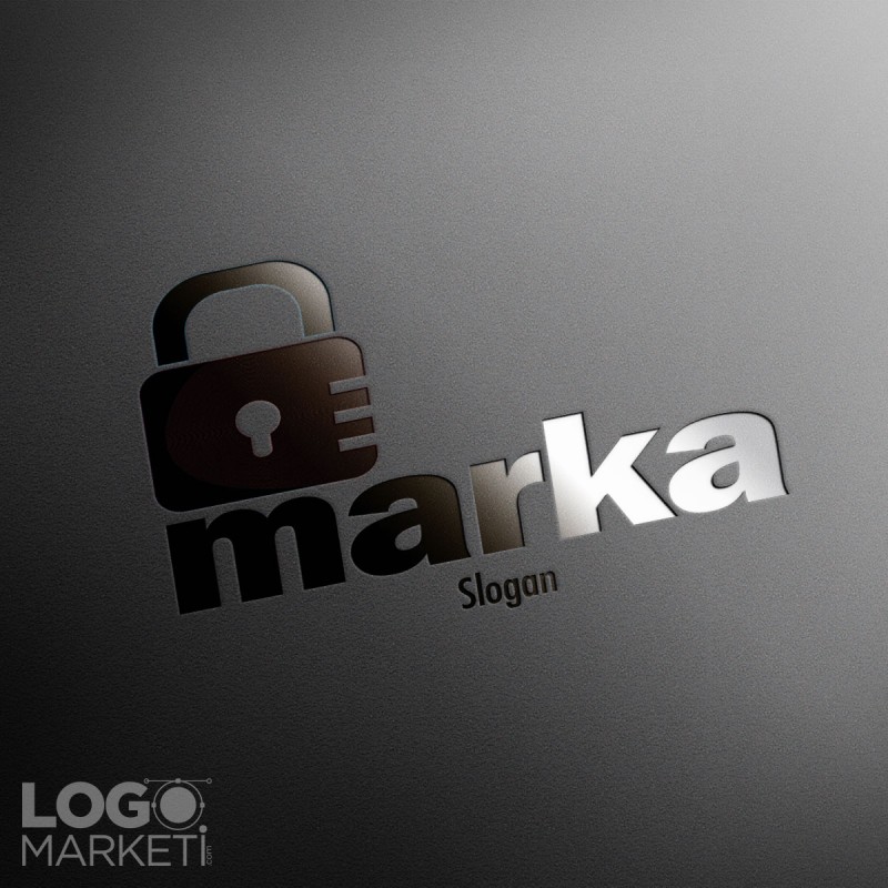 Kilit ve Güvenlik Logo Tasarımı / LM0100
