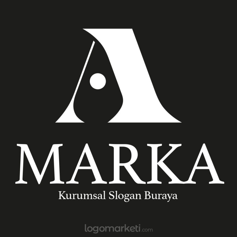 A Harfi Hazır Logo Tasarımı / LM0225